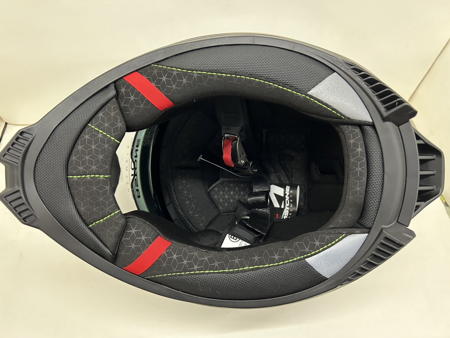 ASTONE GT-6 YB3 Matte Black Red Free GT6 Full Face Inner Lens General ...