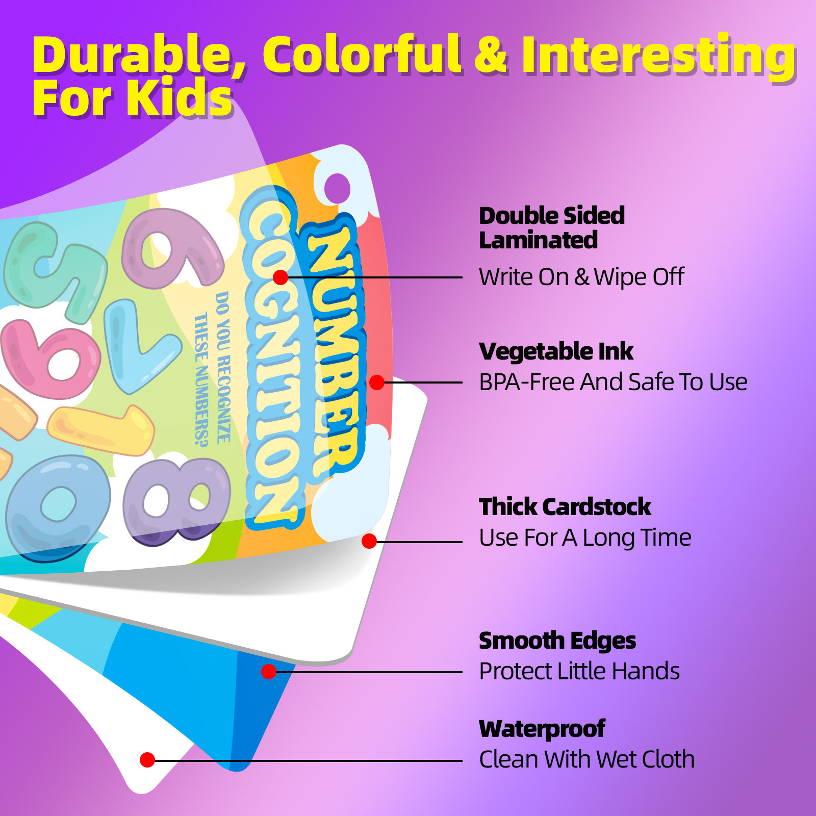 Digital Cognition/30 Educational Cards/Children Cognitive Cards ...
