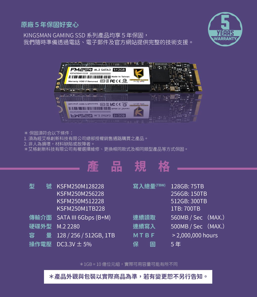 [AITC] AITC FM250 SSD 256GB M.2 2280 SATAIII Solid State Drive | Shopee Malaysia
