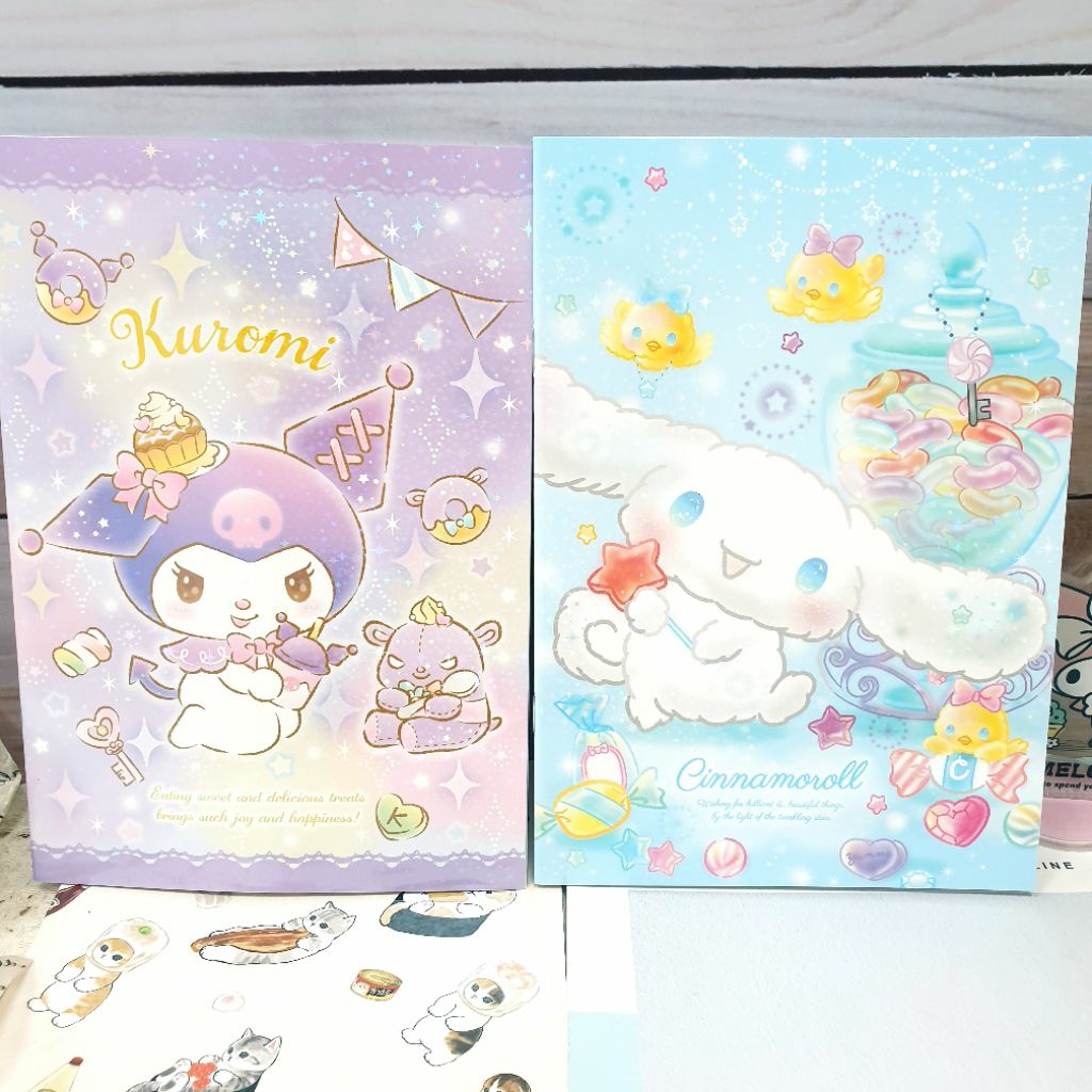 Sanrio Sticker Book 16k 25k Collection Kuromi Mermaid Hanton Ugly ...