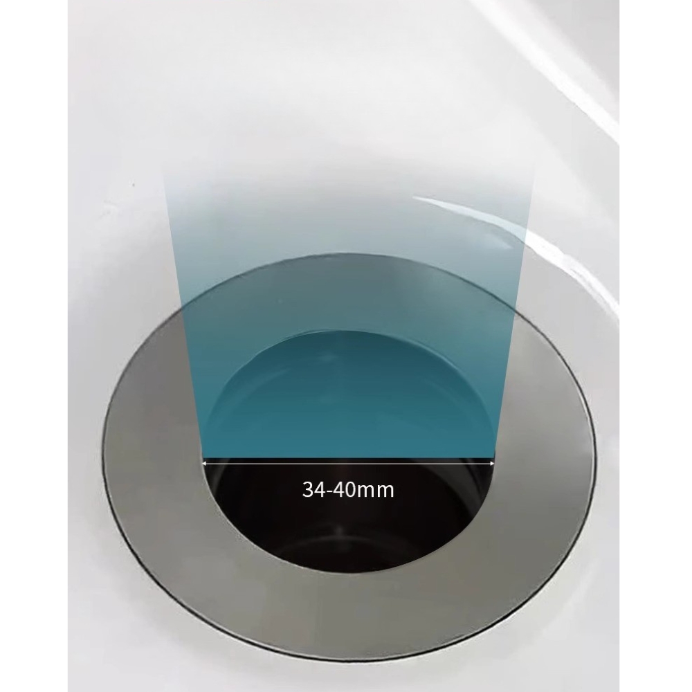 [U-mop] Water Leakage Plug Head Washbasin Anti-Blocking Filter Drain ...