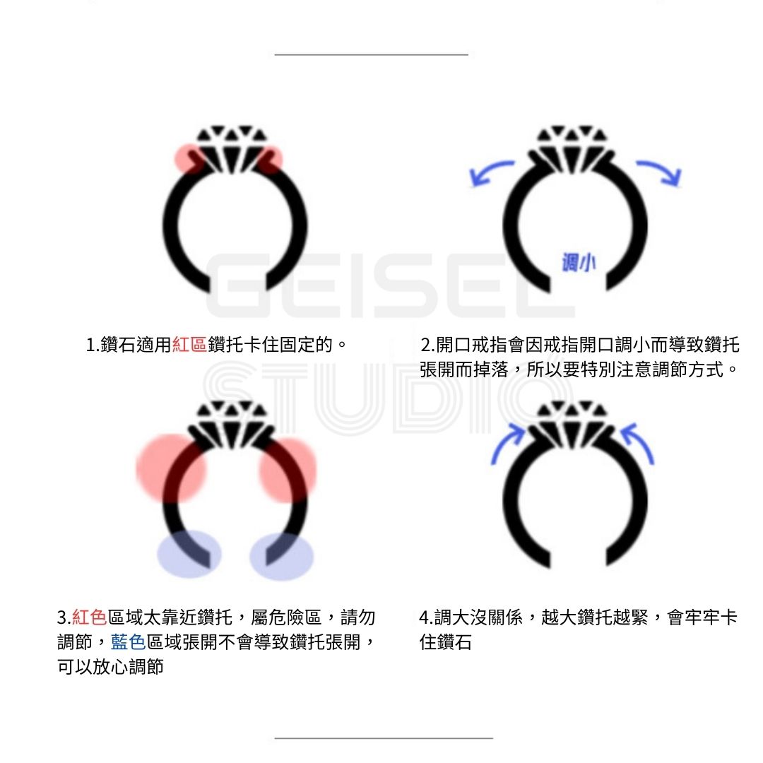 [GEISEL] Retro Time Shadow Couple Ring Fashion Style Irregular Dongdaemun Korean Open Shape ins ...