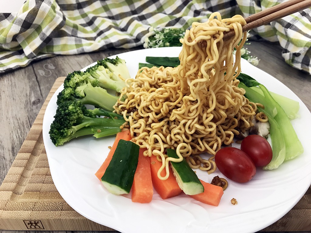 Conscience Dry Noodles (5 Packs/Bag)~Malay Version Vegan Imitation Indonesia Popular >|V Vego ...