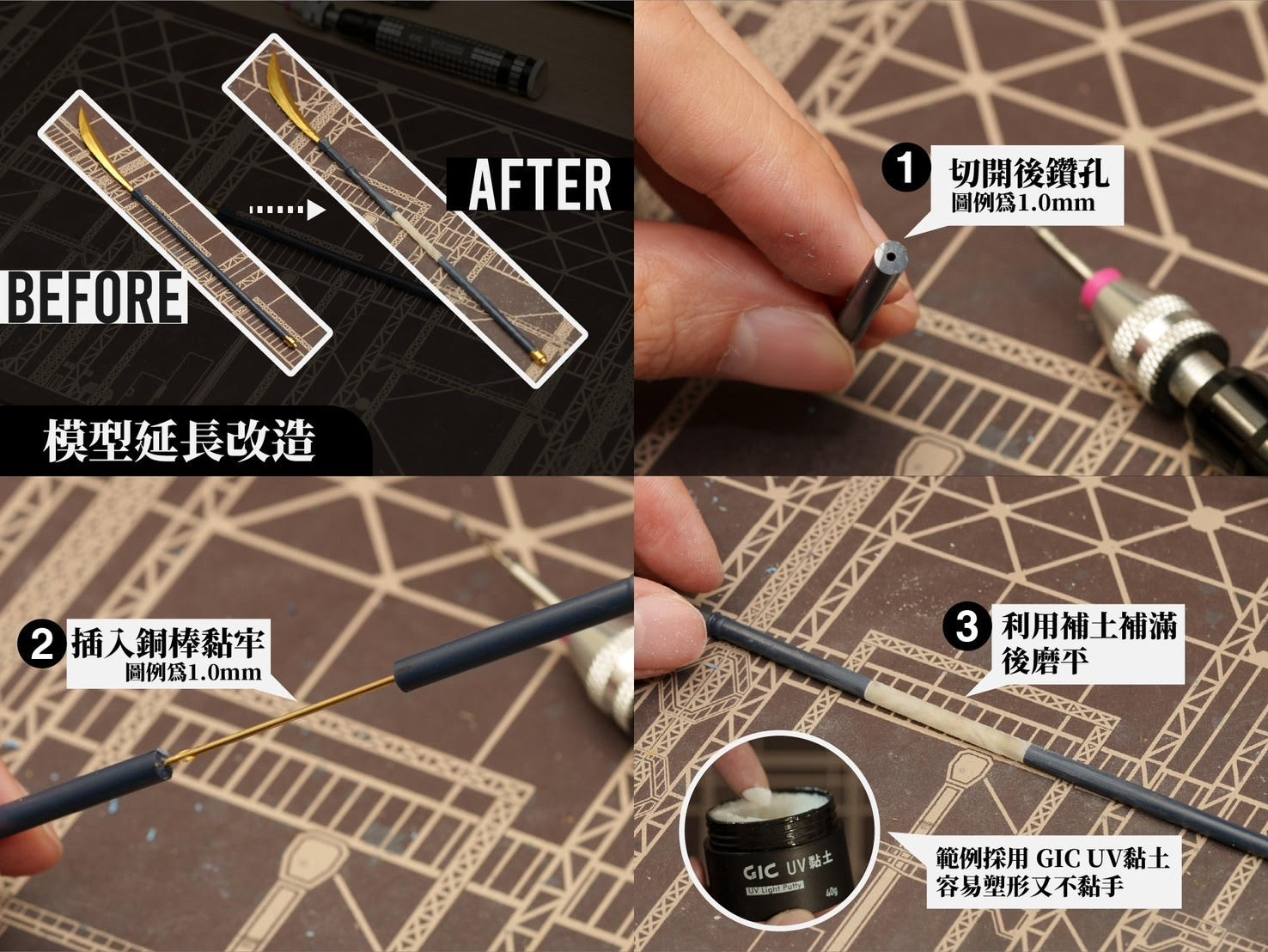 [YYZ Model Studio] GIC Modified Copper Rod Gundam | Shopee Malaysia