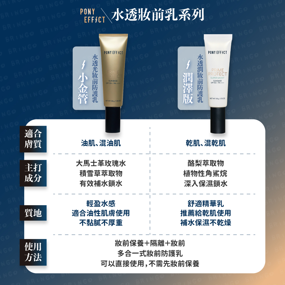 Skin Tone Version To [BRINGO] Pony Effect 3-In-1 Water Translucent Makeup Primer Protective ...