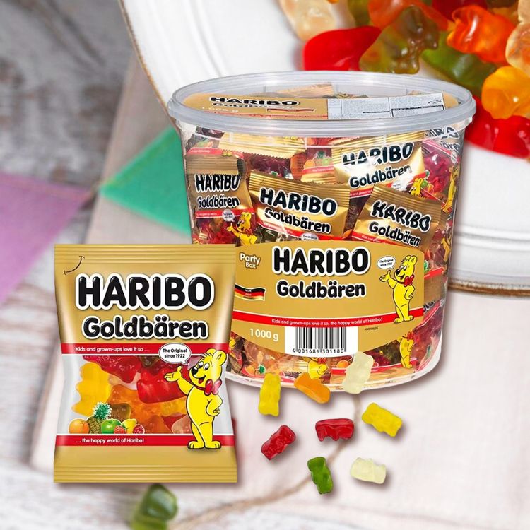 HARIBO Q Gummy (1,000g) Golden Bear Sharing Package Invincible Party ...