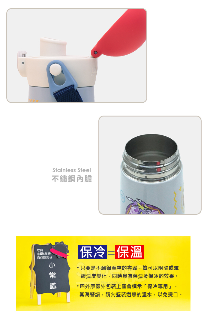 LILFANT Stainless Steel Direct Drinking Insulation Water Bottle (460ml ...