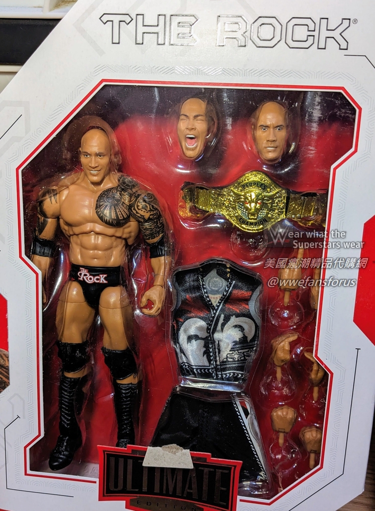 [American Crazy] WWE The Rock Ultimate Elite 25 Dwayne Johnson Final ...