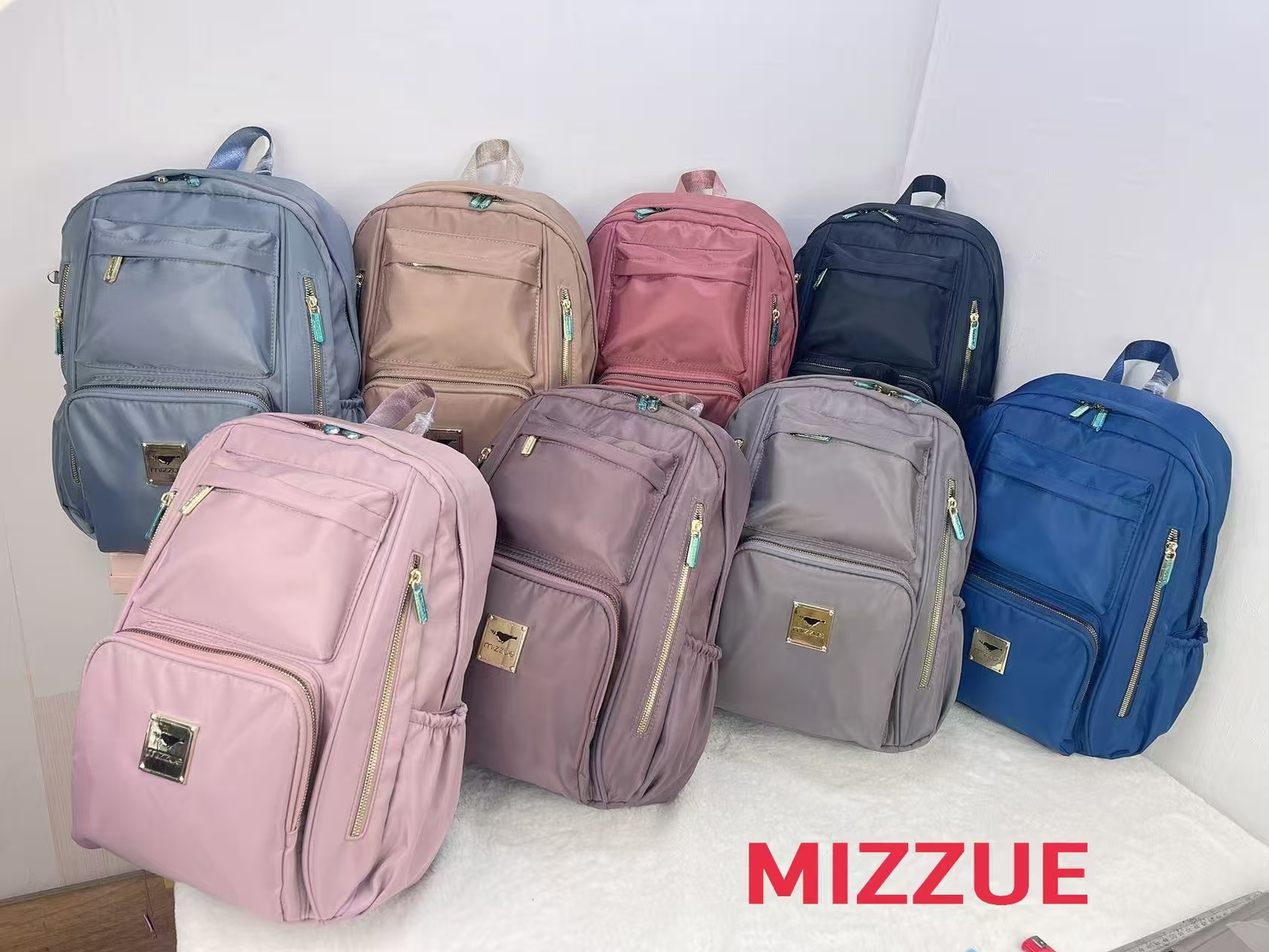 MIZZUE Waterproof Backpack Nylon Large Capacity Computer Bag Carefully ...