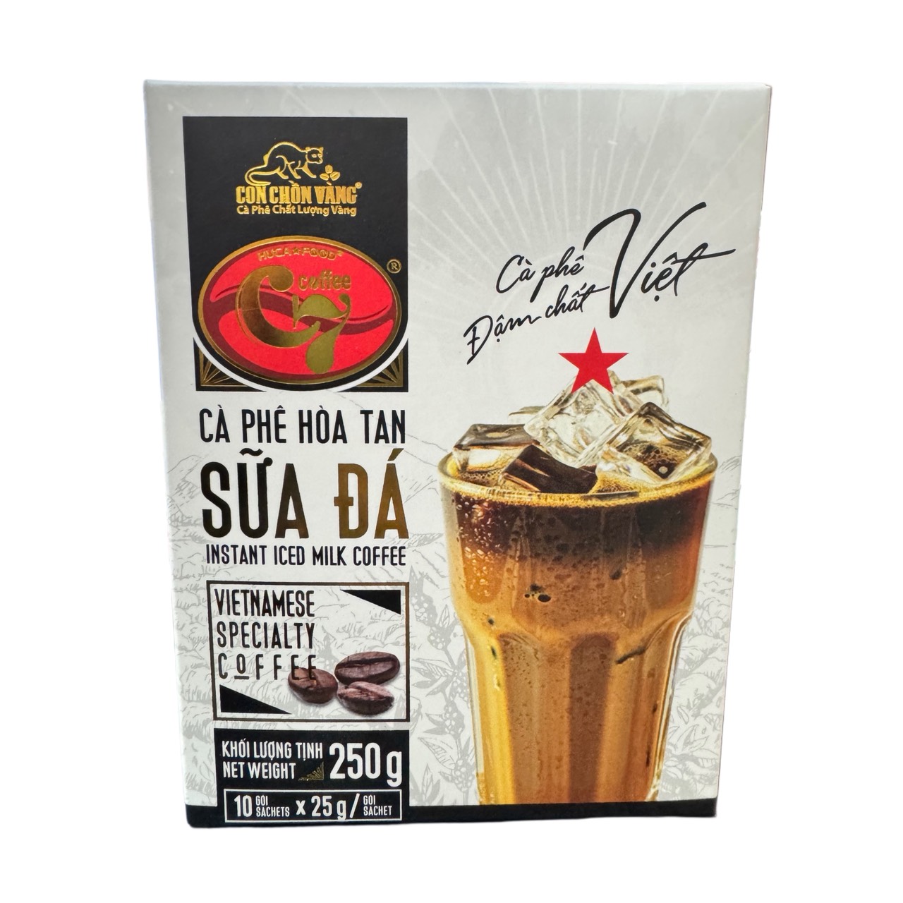 C7 COFFEE Vietnam 3 In 1 Instant Powder 3 In 1 Musk Cat Coconut ...