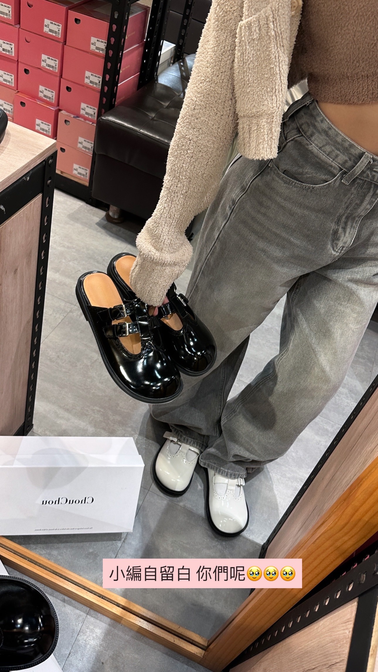 Fufa Shoes [ChouChou] Round Toe Double Buckle Lazy Muller Slippers ...
