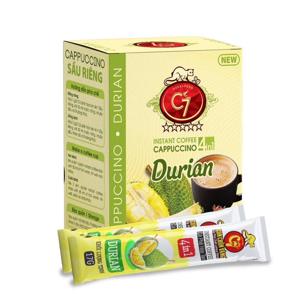 C7 COFFEE Vietnam 3 In 1 Instant Powder 3 In 1 Musk Cat Coconut ...