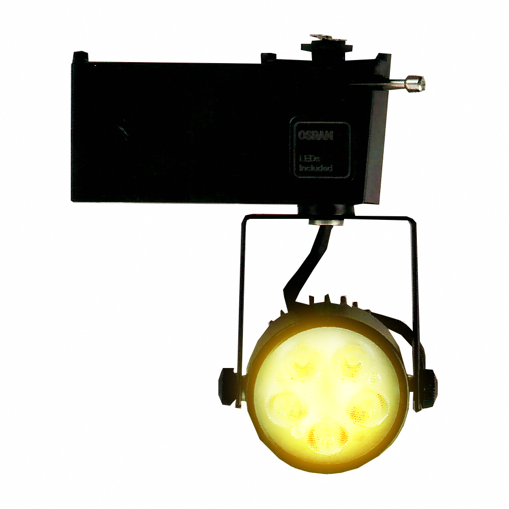 MasterLuz 7W LED Commercial Five-Light Track Light Interior Lamp Beads ...