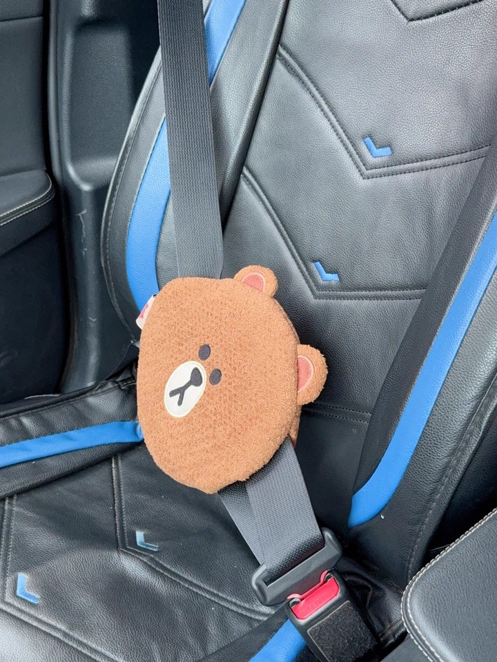 LINE FRIENDS Child Seat Belt Retainer Car Adjuster Anti-Strangling ...
