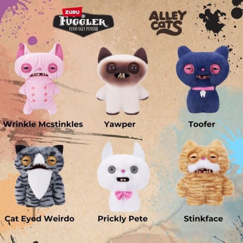 [FUGGLER] FUGGLER/Tooth Monster 9 Inch Wild Meow Star Doll (Random ...