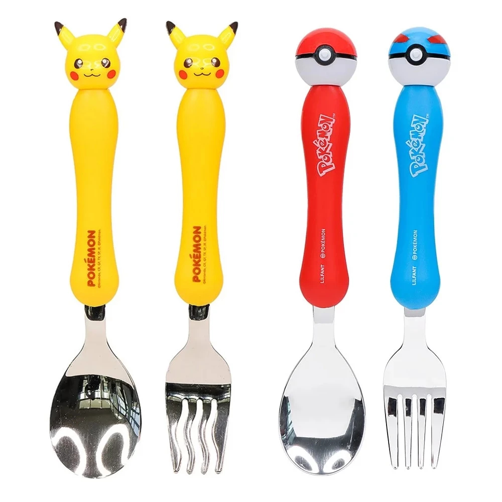 Pokémon Pokemon Pikachu Fork Spoon Tableware Made In Korea Ball Master ...