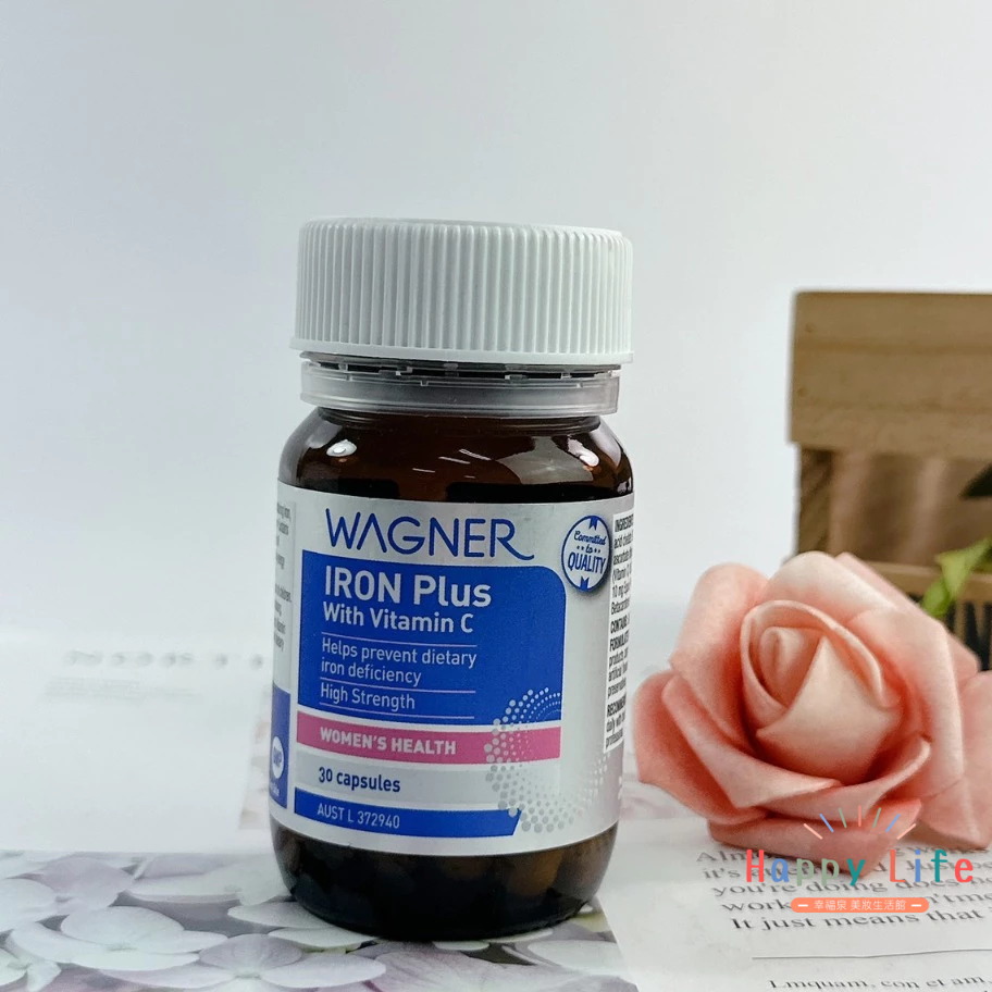 Happy Spring ** Australia WAGNER Good Complexion Iron Supplement Vitamin C Capsules | Shopee ...