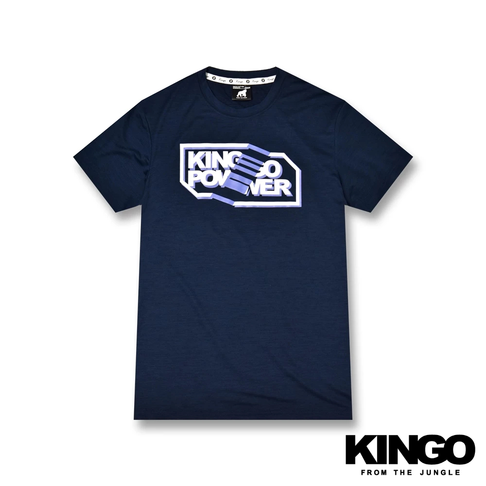 KINGO Women's|Light Series|Dark Blue Dragon Dance Yarn Printing T-Shirt 412003|Official Direct ...