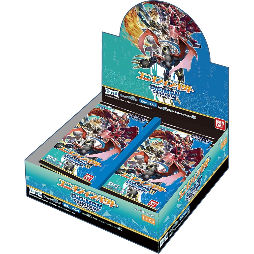 Digimon Card Game Booster Union Impact [BT-03](BOX) | Shopee Malaysia