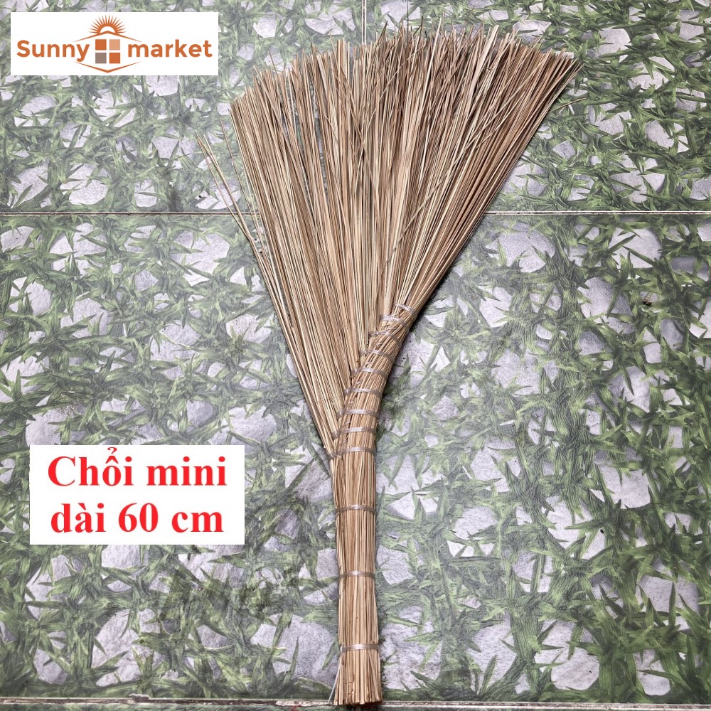 Mini coconut broom 60cm long used to sweep water, sweep yard, small ...