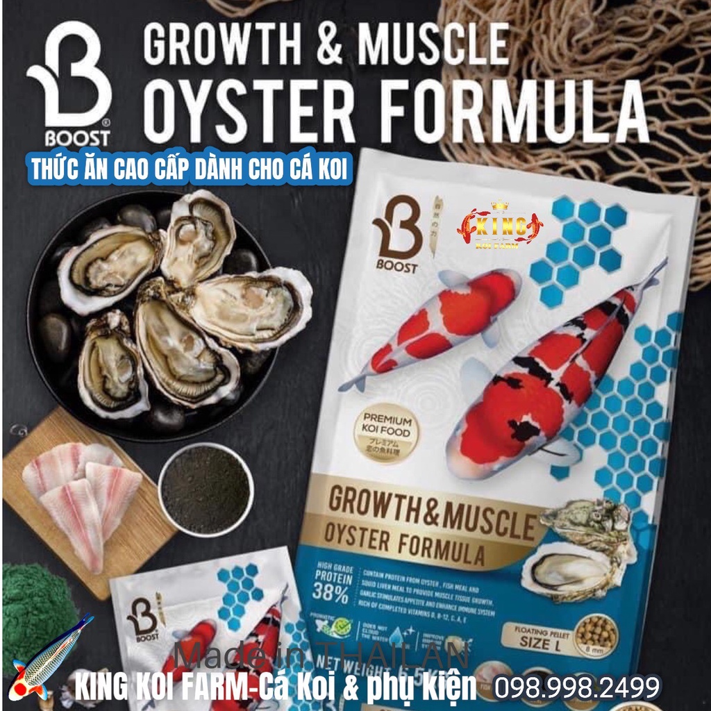 Koi fish food BOOST Koi - growth & muscles premium food imported from ...