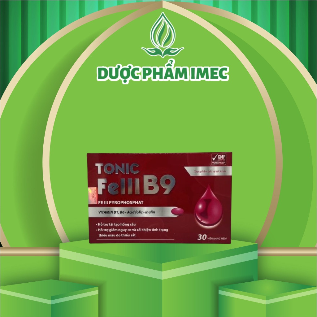 Tonic Felll B9 Pills Supplement Iron and Folic Acid for the Body ...