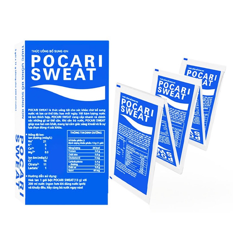 Pocari Sweat powder mixed with water - Drink to supplement ions ...