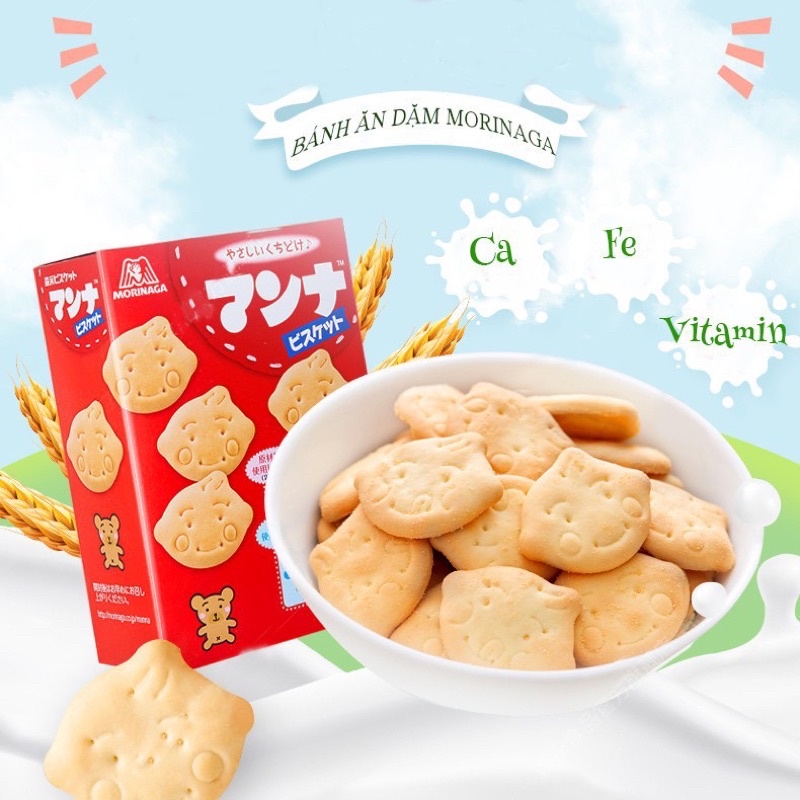 Smiley face weaning cake, Japanese Morinaga cake for babies | Shopee ...