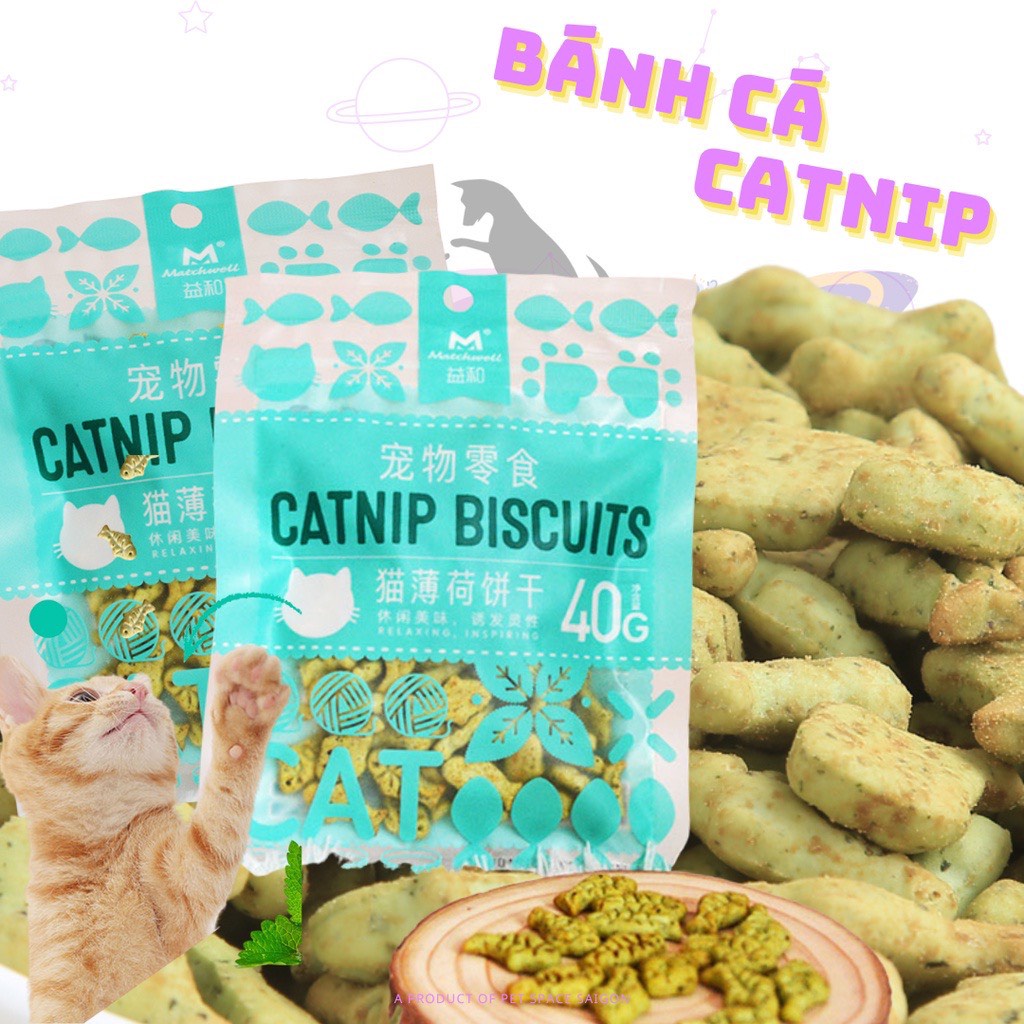 Catnip Biscuits - Reduces Hairballs, Toothache, and Bad Breath for Cats ...