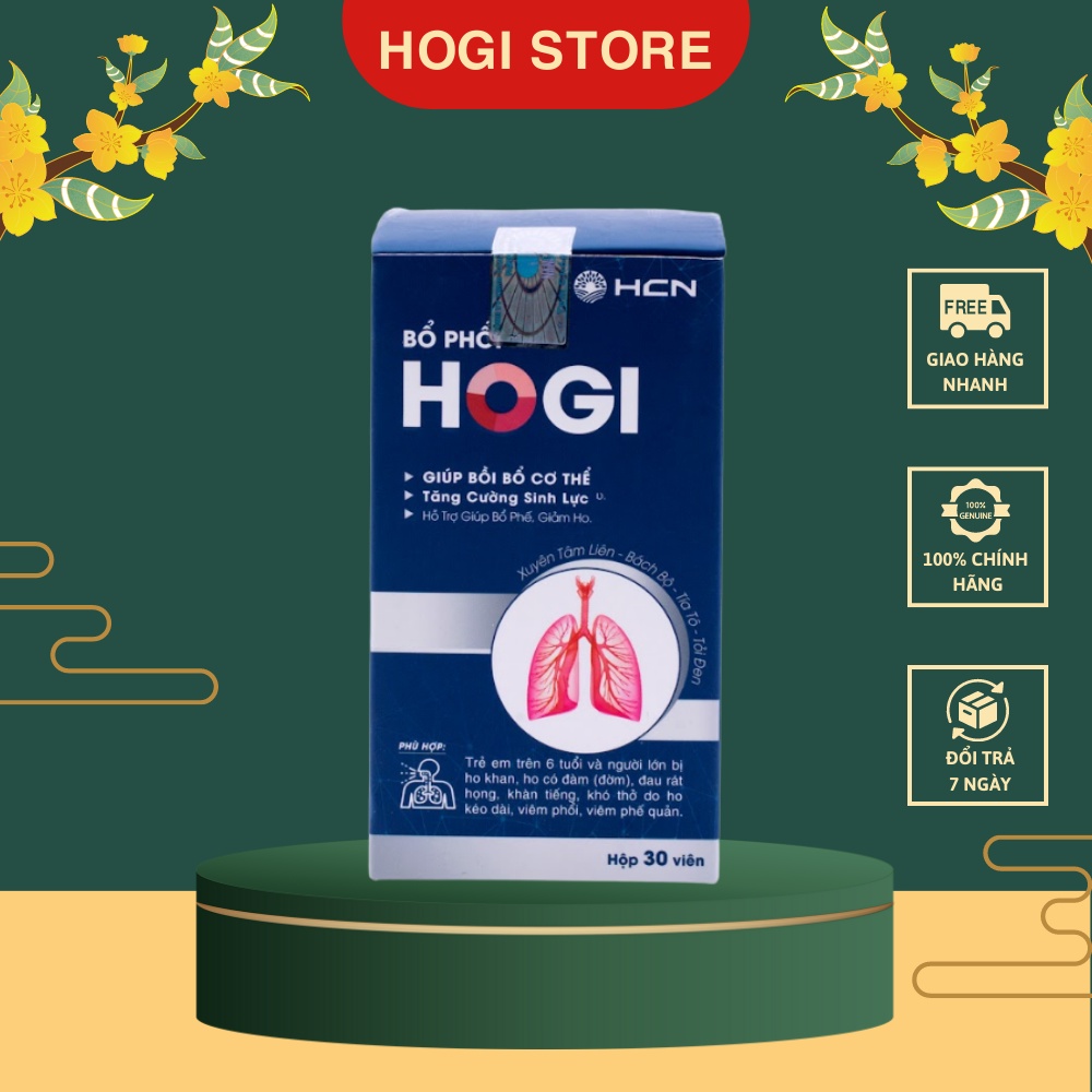 Hogi Lung Supplement Supports Waste, Strengthens Body Resistance Box Of ...