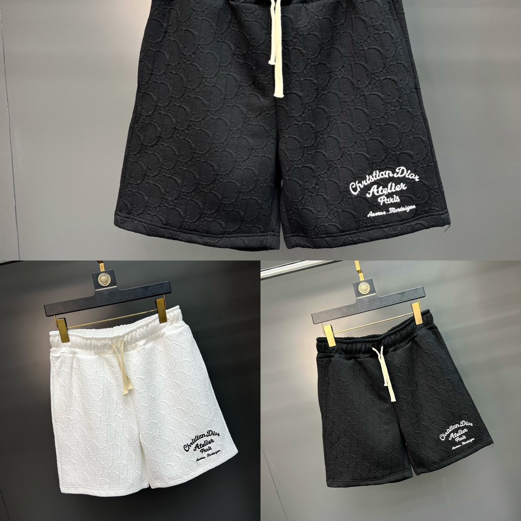 Dior High Quality Men'S Embossed Shorts - Men'S Shorts LOGO Embroidery ...