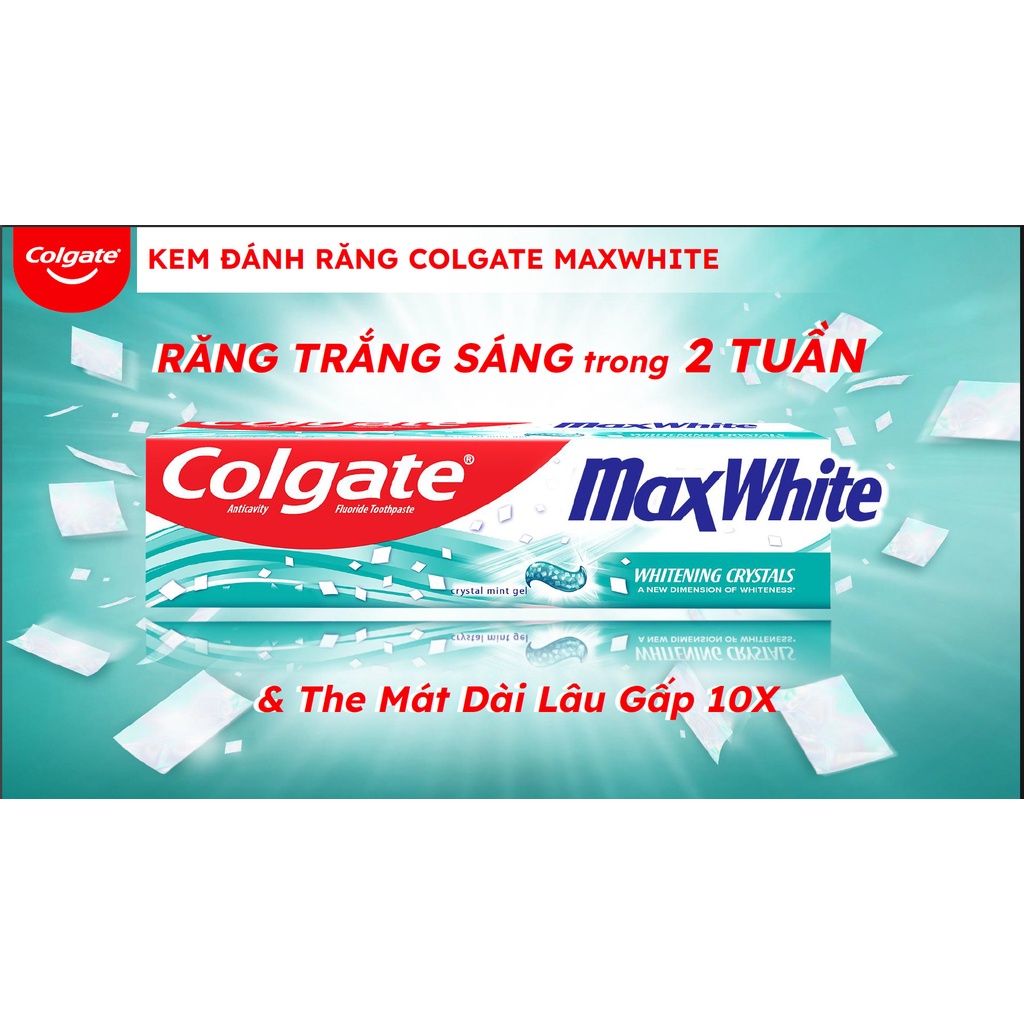 Colgate MaxWhite cool crystal toothpaste, whitens teeth 170g/tube ...