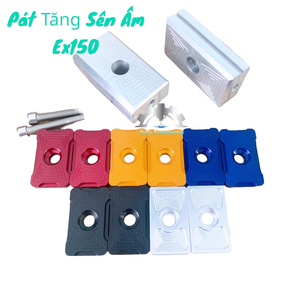 CNC PATTERN Exciter Ex150 Serial Increaser (1 set: 2 plates + 2 caps ...