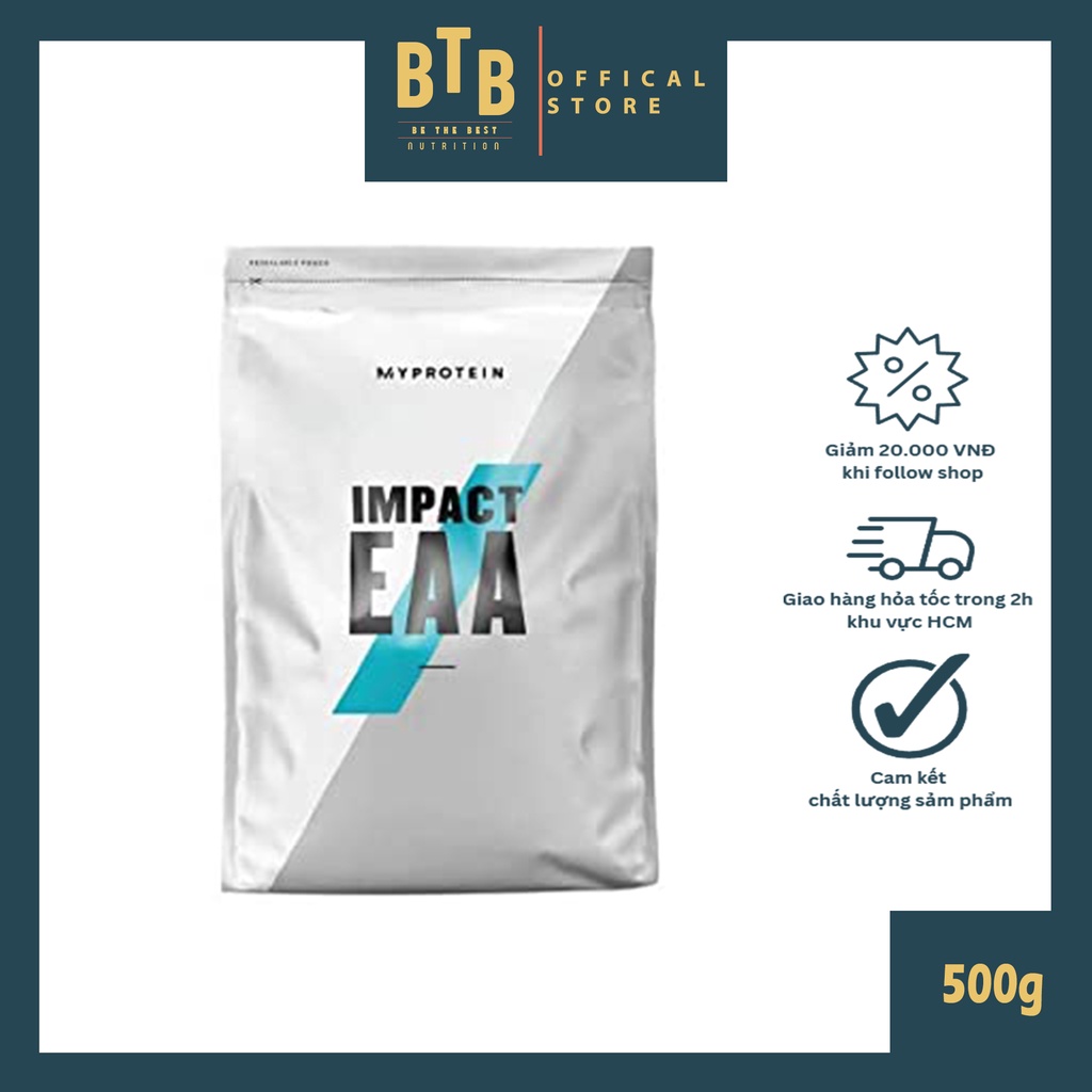 Body Nutrition IMPACT EAA 500g Supplemented With 8 Essential amino Acids To Help Synthesize ...