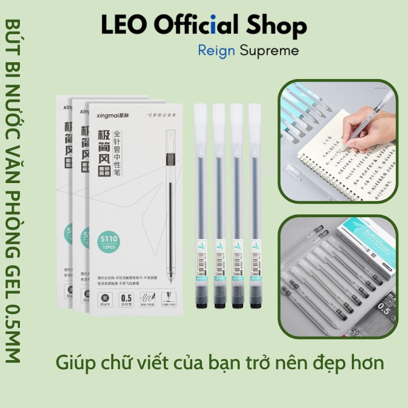 Office Water Ballpoint Pen gel Ink 0.5mm Ink Is Beautiful, Beautiful ...