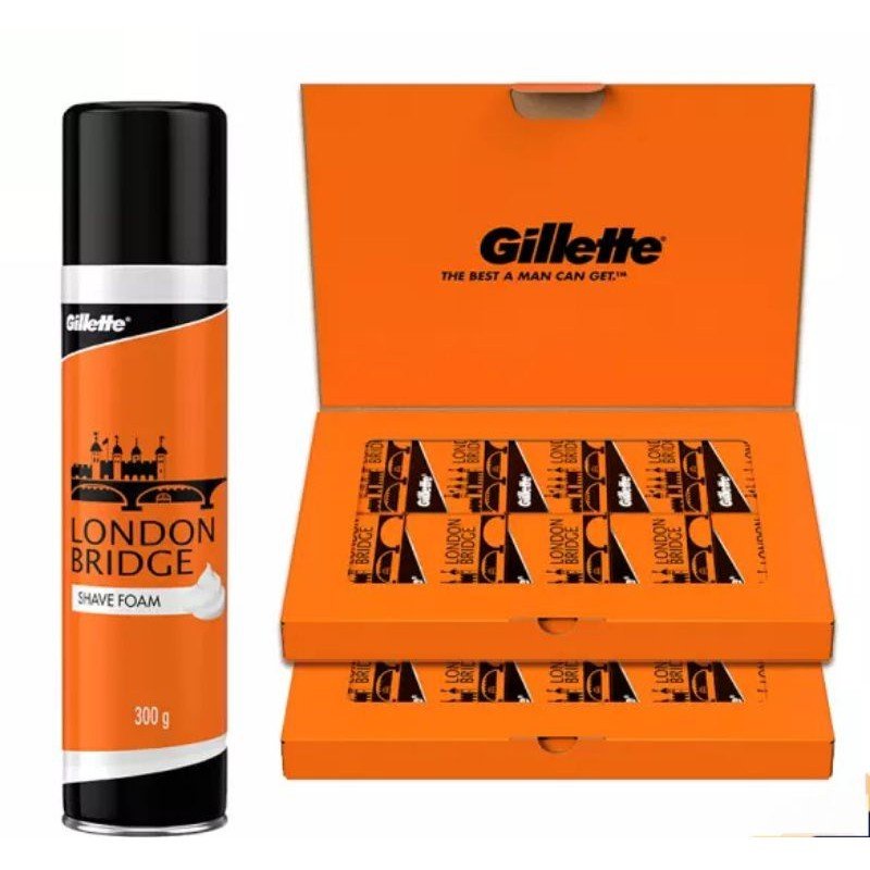 Gillete Shaving Cream Set 300g And 100 Lam Gillette London Bridge Std3050 Shopee Malaysia