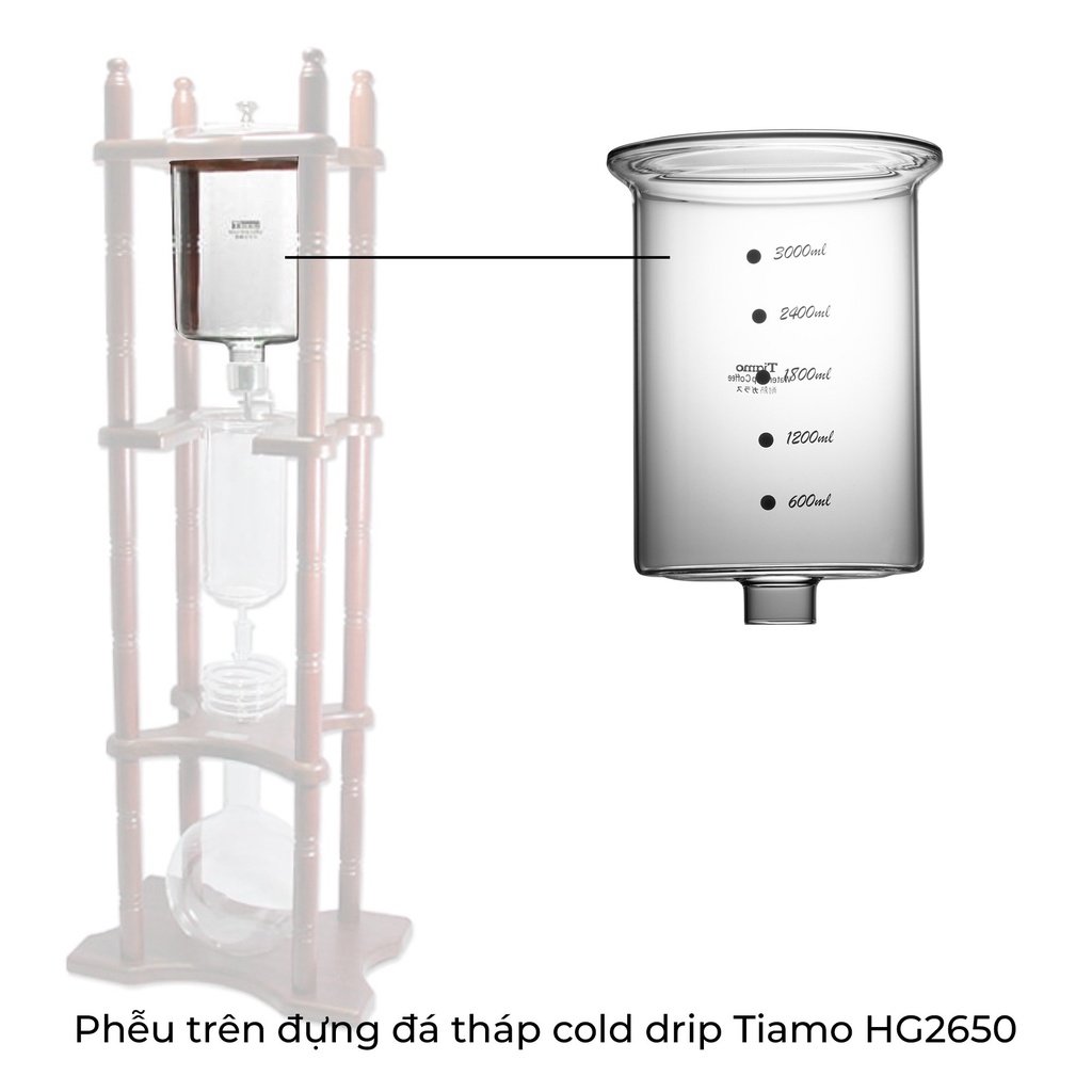 Volcano cold drip top funnel HG2650 Tiamo | Shopee Malaysia