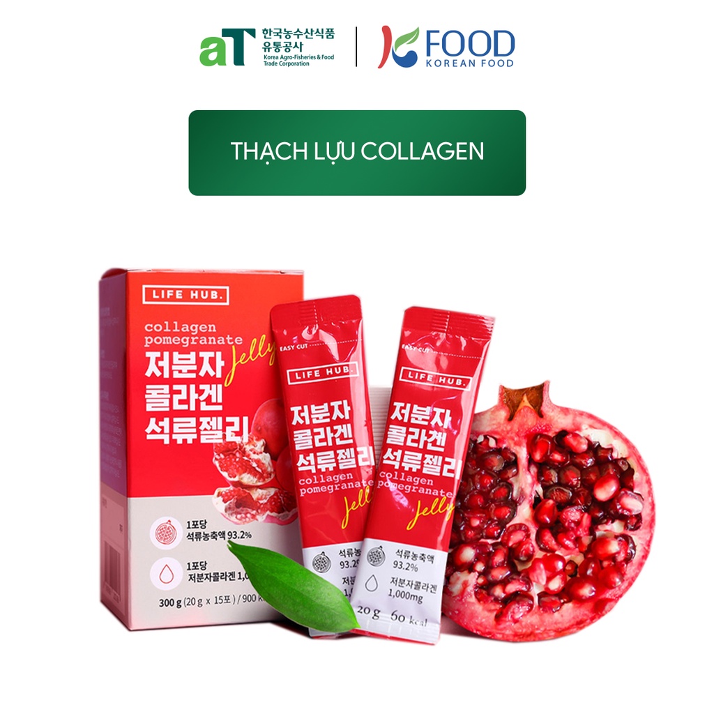 [Box Of 15 Packs] Pomegranate Supplemented Jelly Life Hub 20g - aT Mall ...