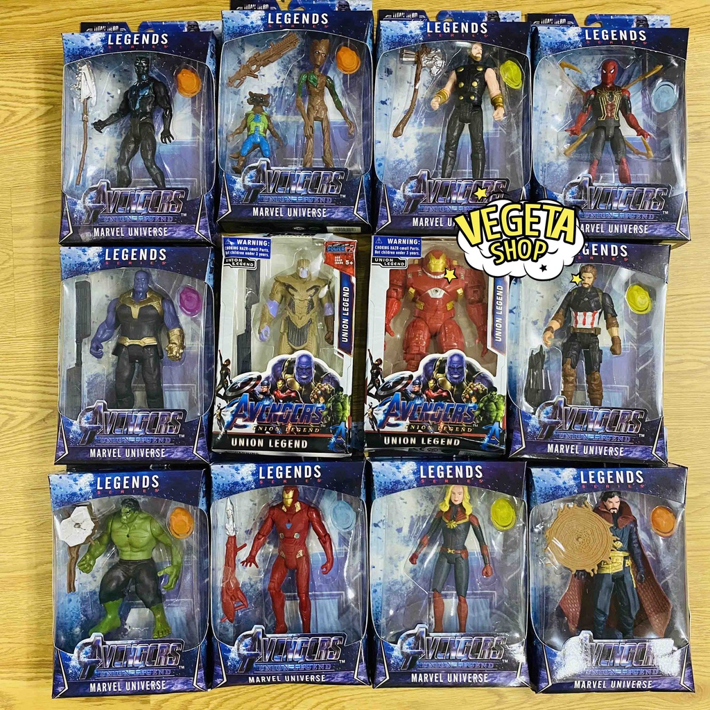 Avengers Model - Toy Marvel Black Panther Groot Thor Spider man Thanos ...