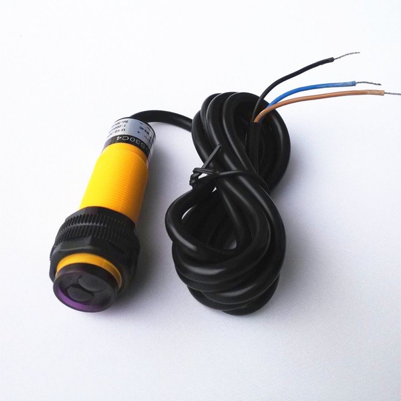 3-wire optical sensor NPN NO phi 18 E3F-DS10c4, E3F-DS30c4 | Shopee ...