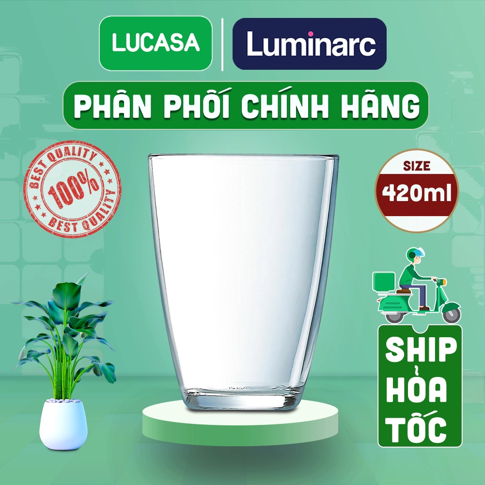 Set of 6 Luminarc Neo Glass Cups 420ml - High Grade BOL1586 | Genuine ...
