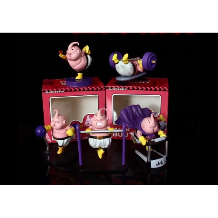 5 mini majin bu gym models - full 5 boxes | Shopee Malaysia