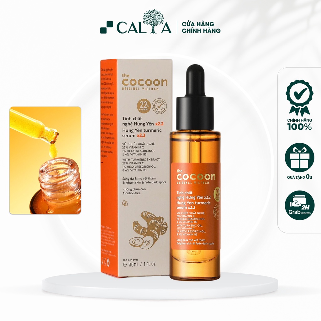 Hung Yen Turmeric Cocoon Essence x2.2 With 22% Vitamin C Deep ...