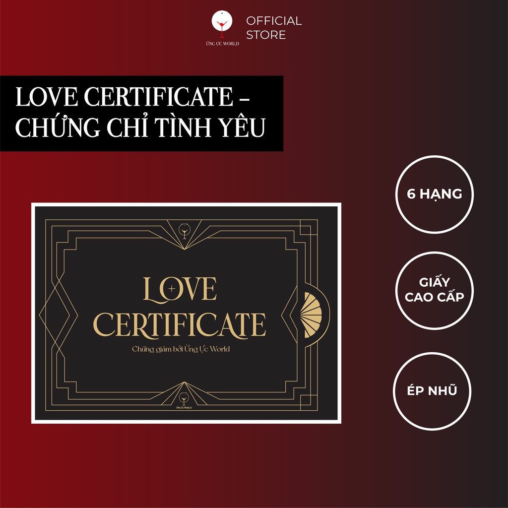 Love Certificate for couplebag, Love Certificate for couple Ung Uc ...
