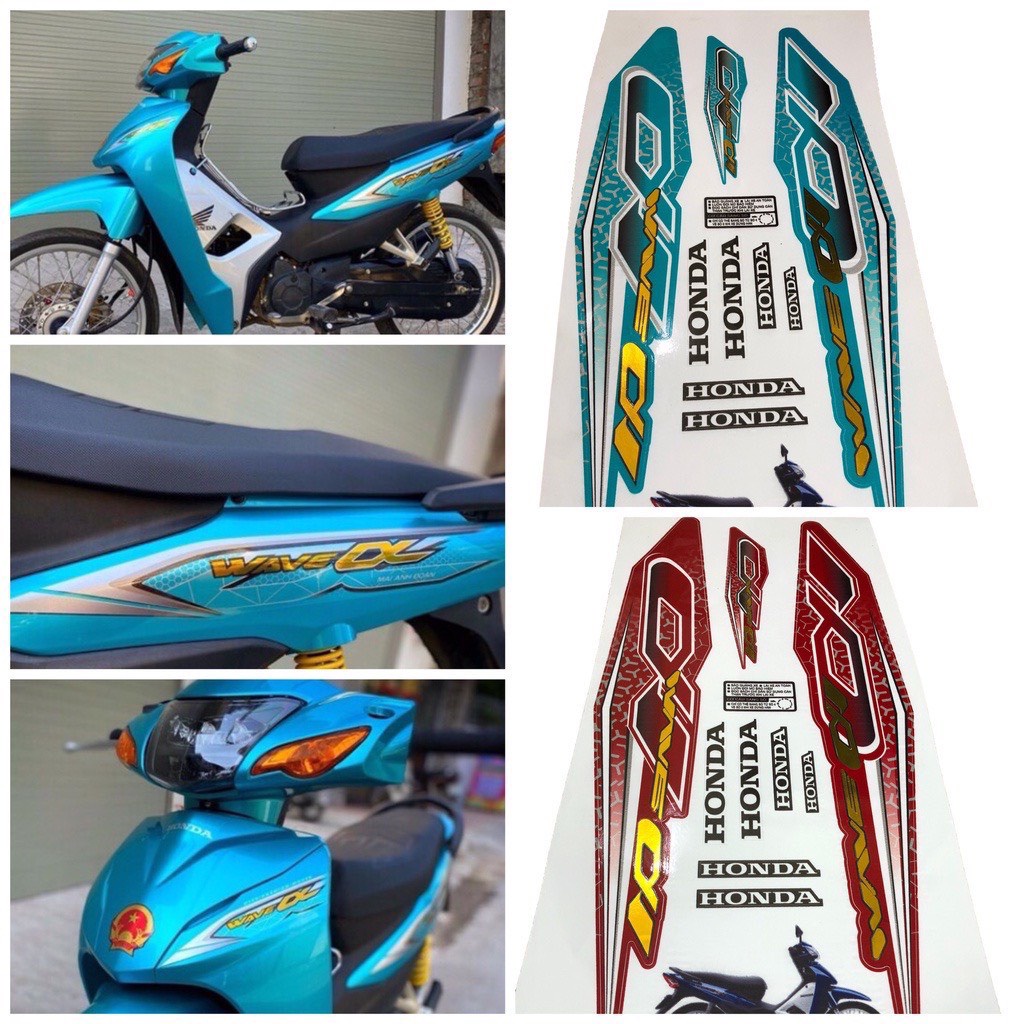 Wave stamps, Wave Alpha zin stamps with CROM Stickers for Wave 50cc ...