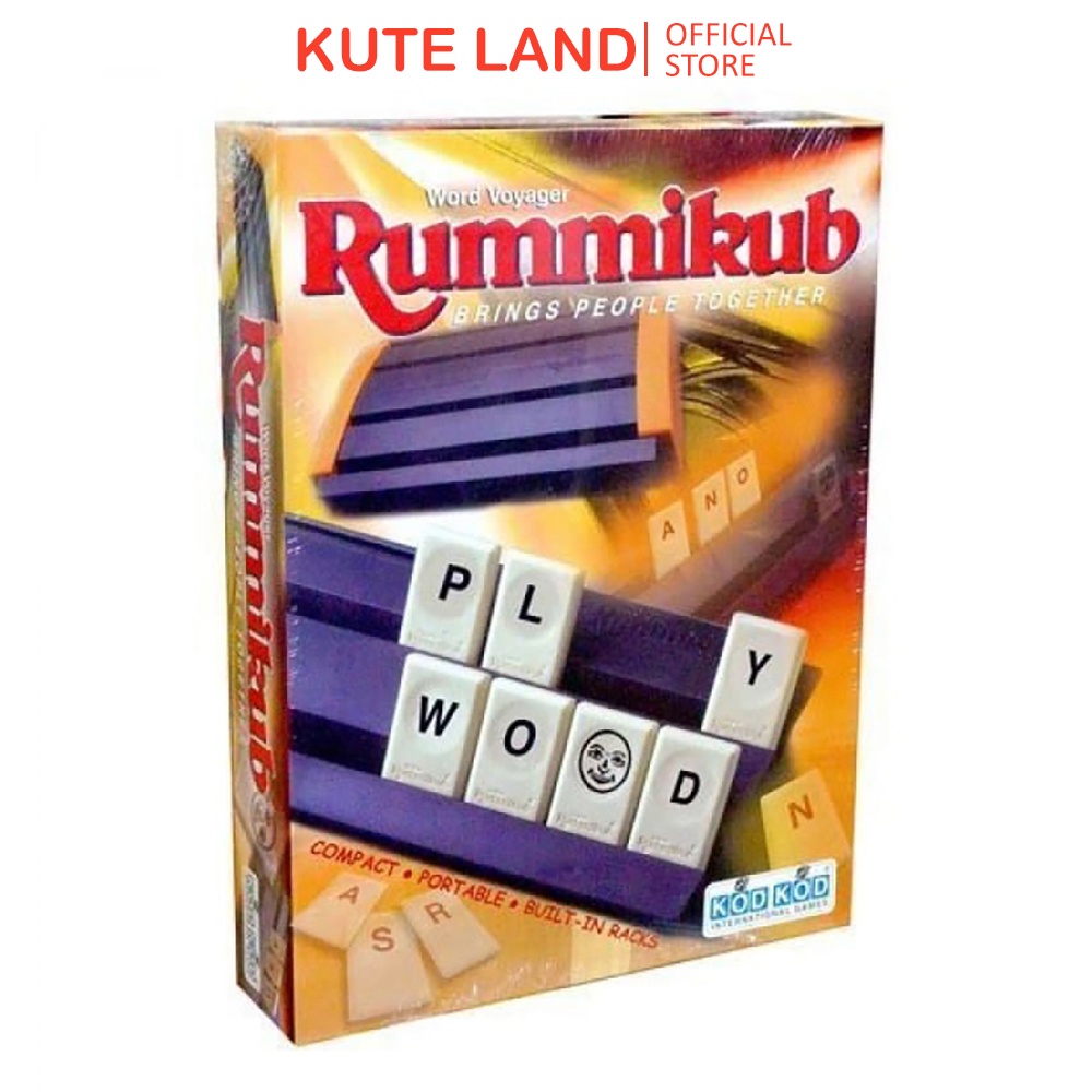 Board Game Rummikub Israeli Mahjong Rummy Game Set with Plastic Letter ...
