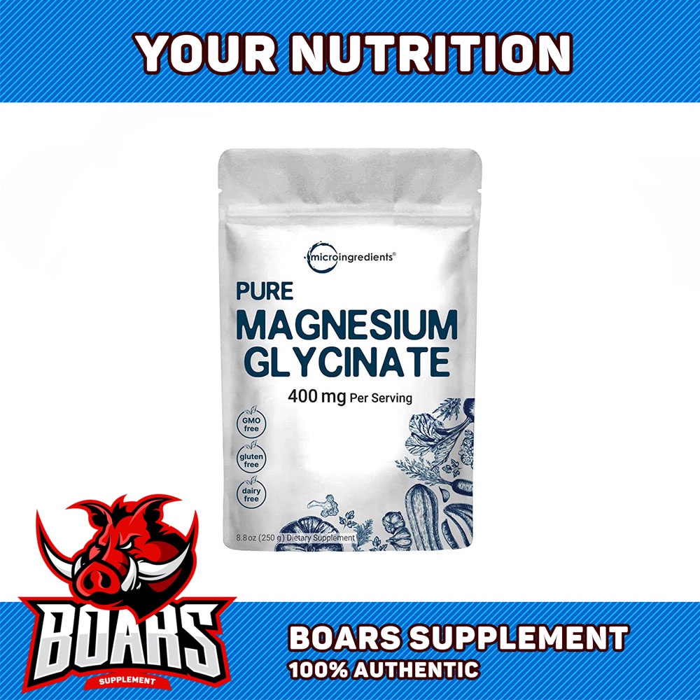 Micro MAGNESIUM GLYCINATE POWDER 250G - BEST ABSORPTION MG MAGNESIUM ...