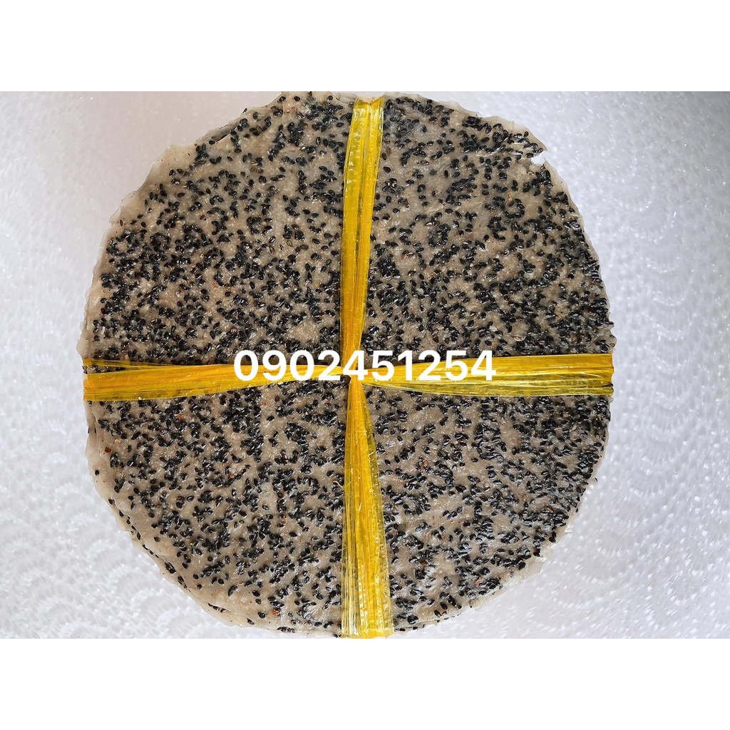 (Unbaked) 20 Crispy and fatty Tay Ninh coconut black sesame rice paper ...
