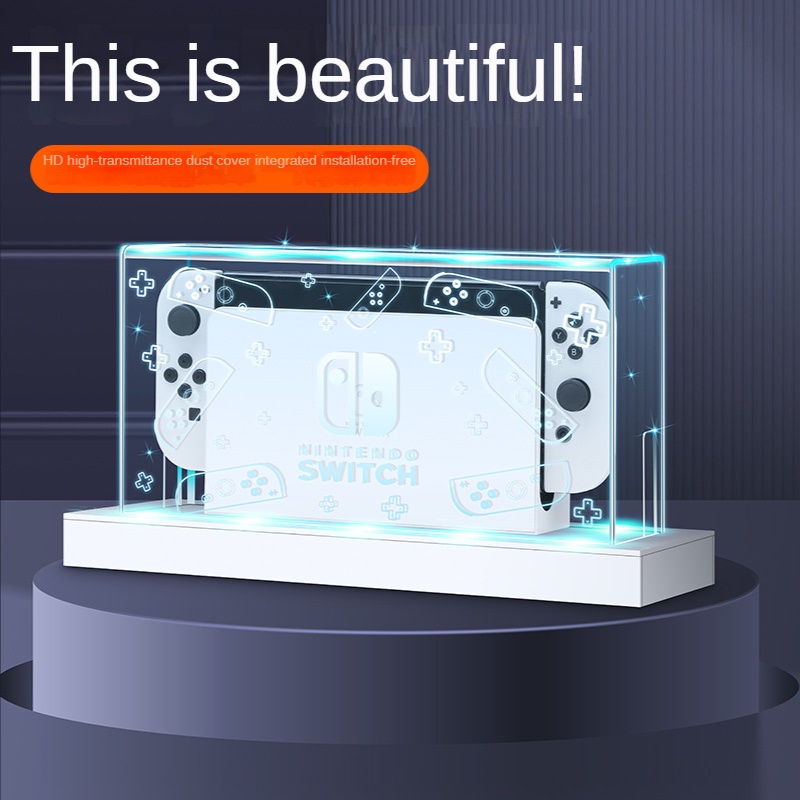 HEYSTOP Dust Cover Luminous Base Box for Nintendo Switch/OLED Switched ...