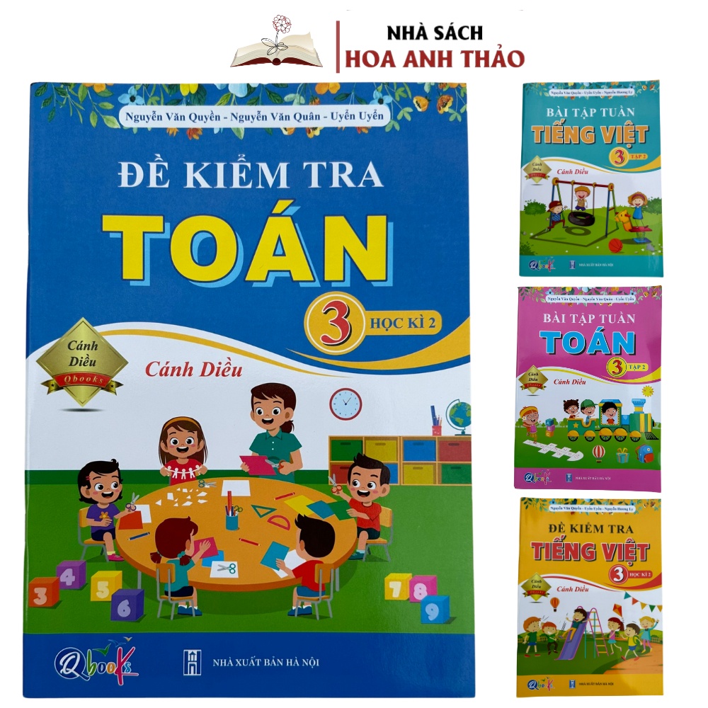 Book - Combo of Weekly Exercises and Math Tests - Vietnamese Grade 3 ...
